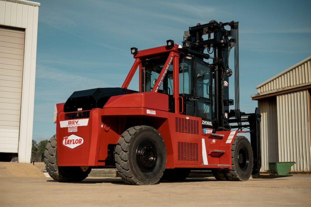 Meet Taylor's ZH-360L: Its 1st 36,000-lb. Battery Electric Forklift