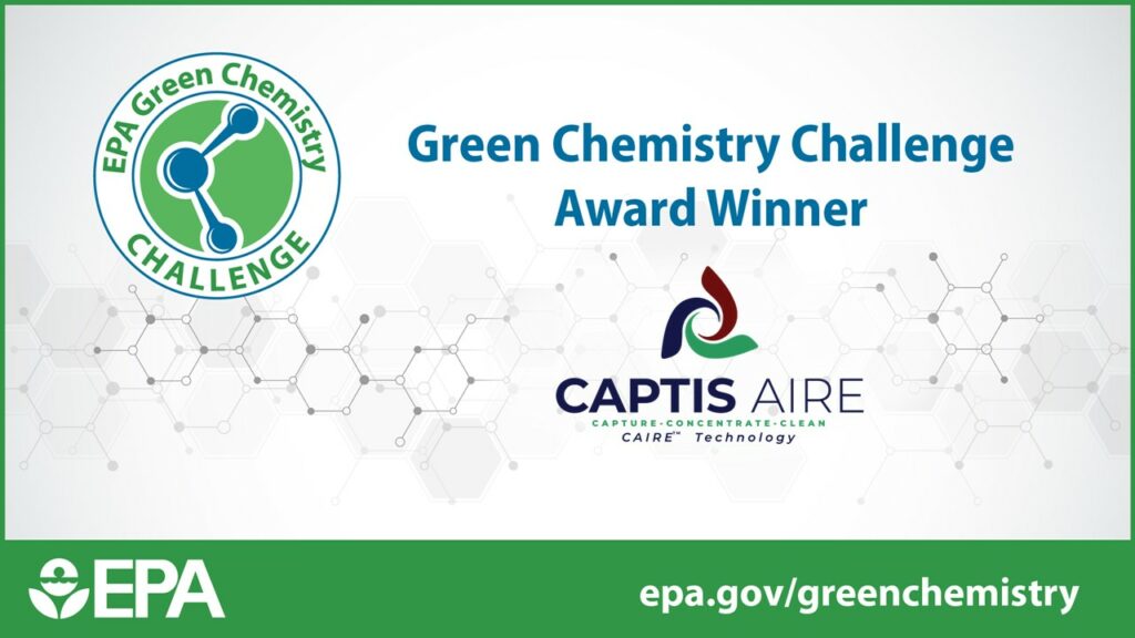 Captis Aire Wins 2023 Green Chemistry Challenge Award - SFPA