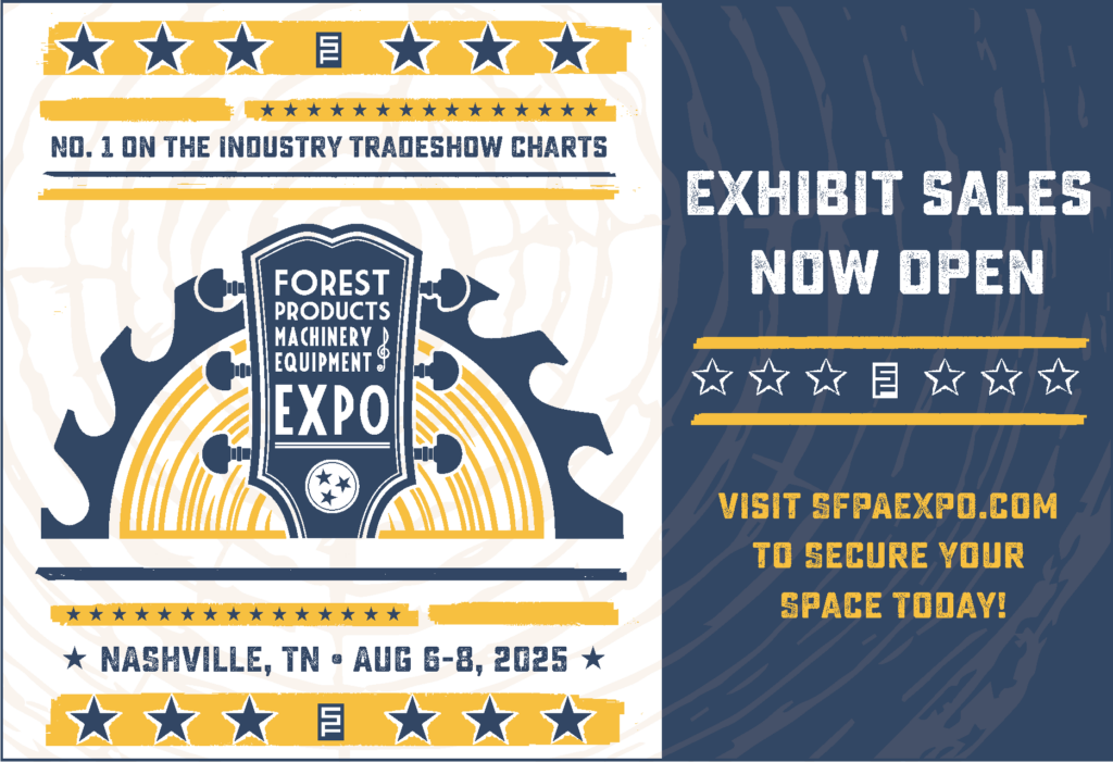 Forest Products EXPO 2025 Booth Sales Now Open - Southern Forest ...